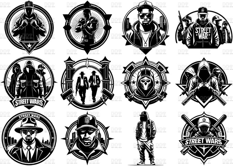 Gang Svg Bundle, Gangster Svg, Mafia Svg, Fight Club Svg, Street Gangs ...