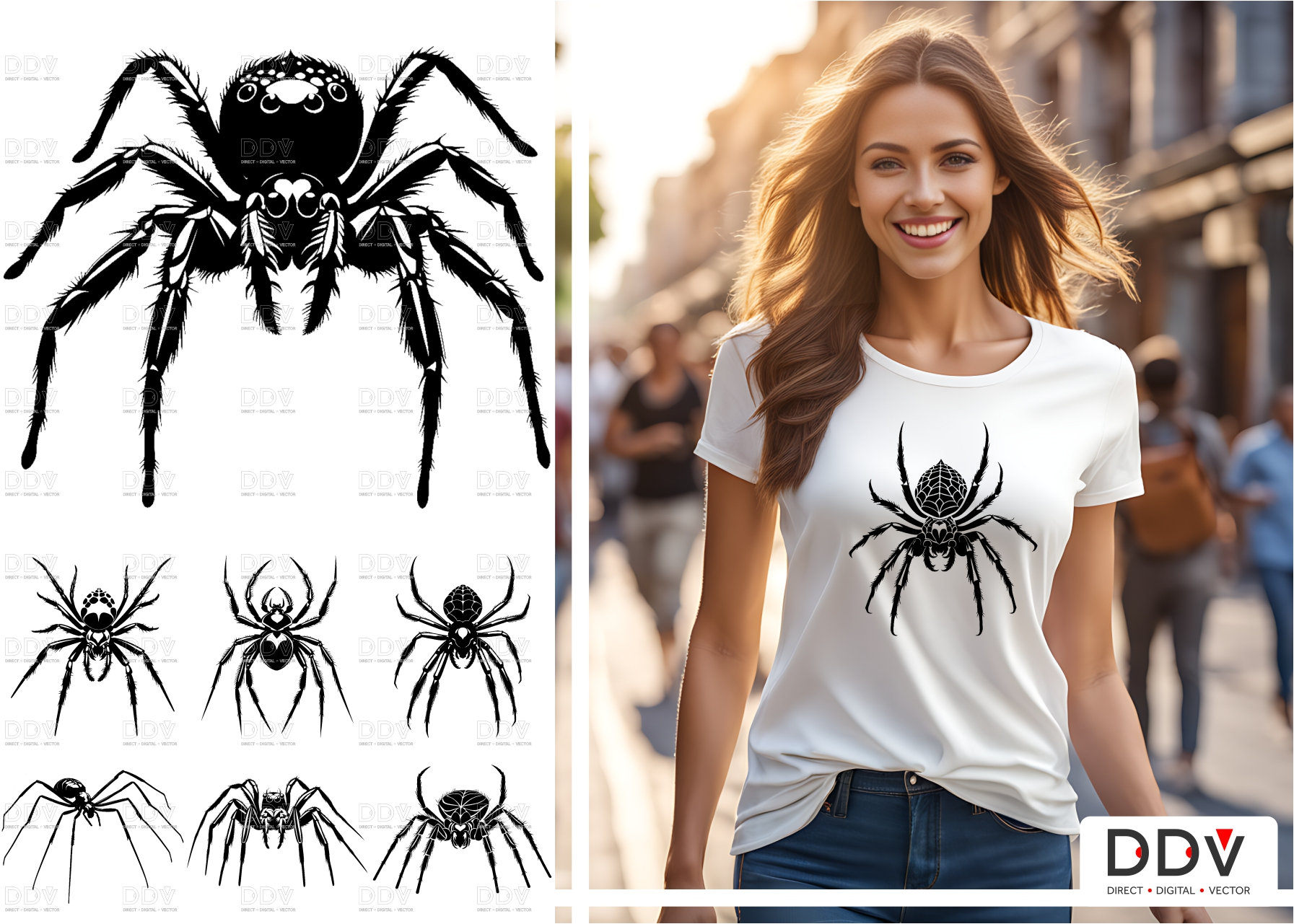 Spider Svg , Vector File, Spider Clipart, Spider Svg for Cricut, Spider ...