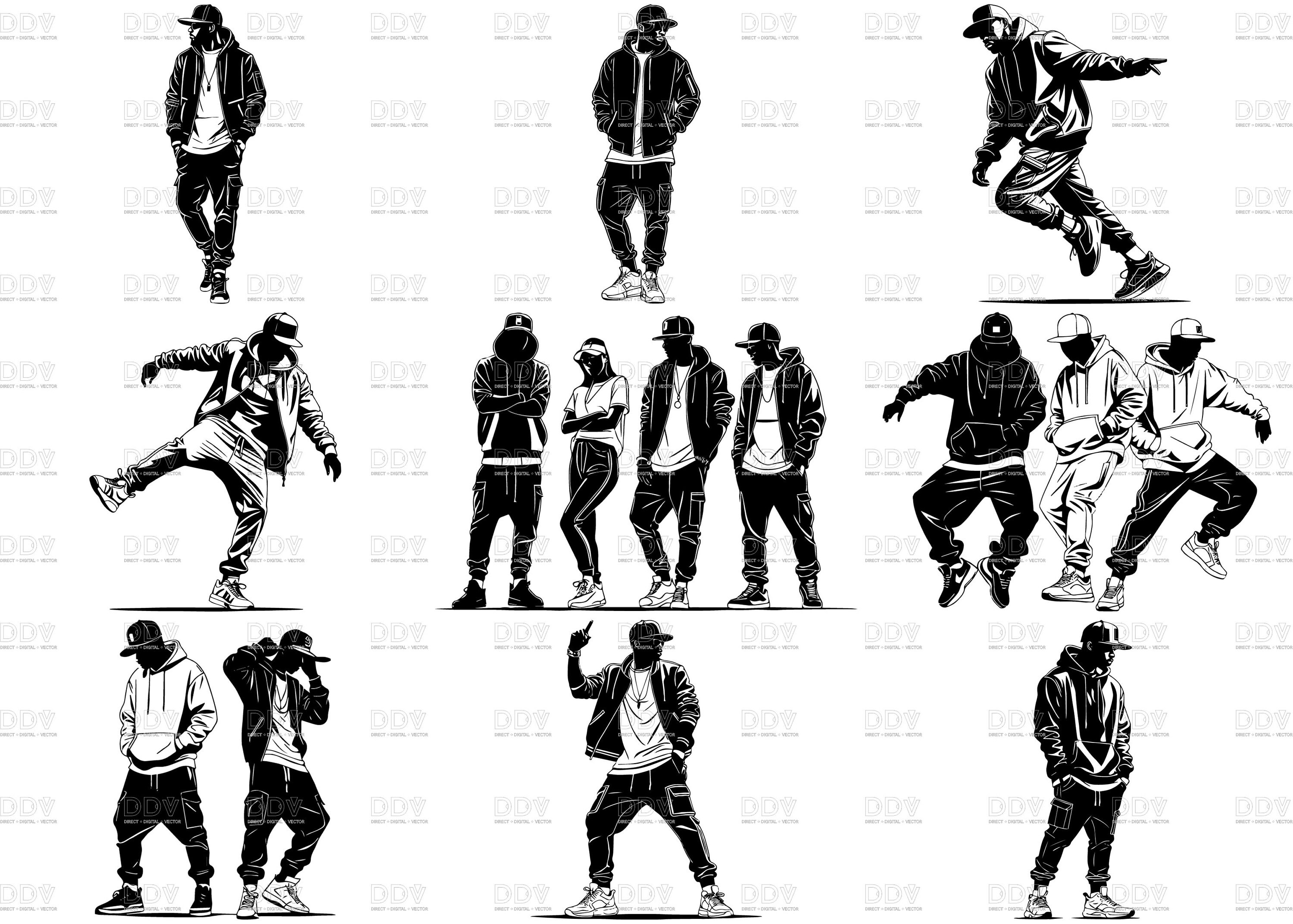 Hip Hop Svg, Hip Hop Svg Bundle, Hip Hop Cut Files, Rap Svg, Old School ...