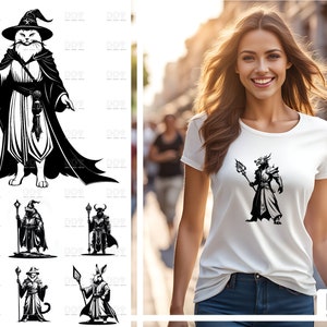 Wizard Svg,vector File,wizard Scene Svg,animal Wizard,magic Svg,magic ...