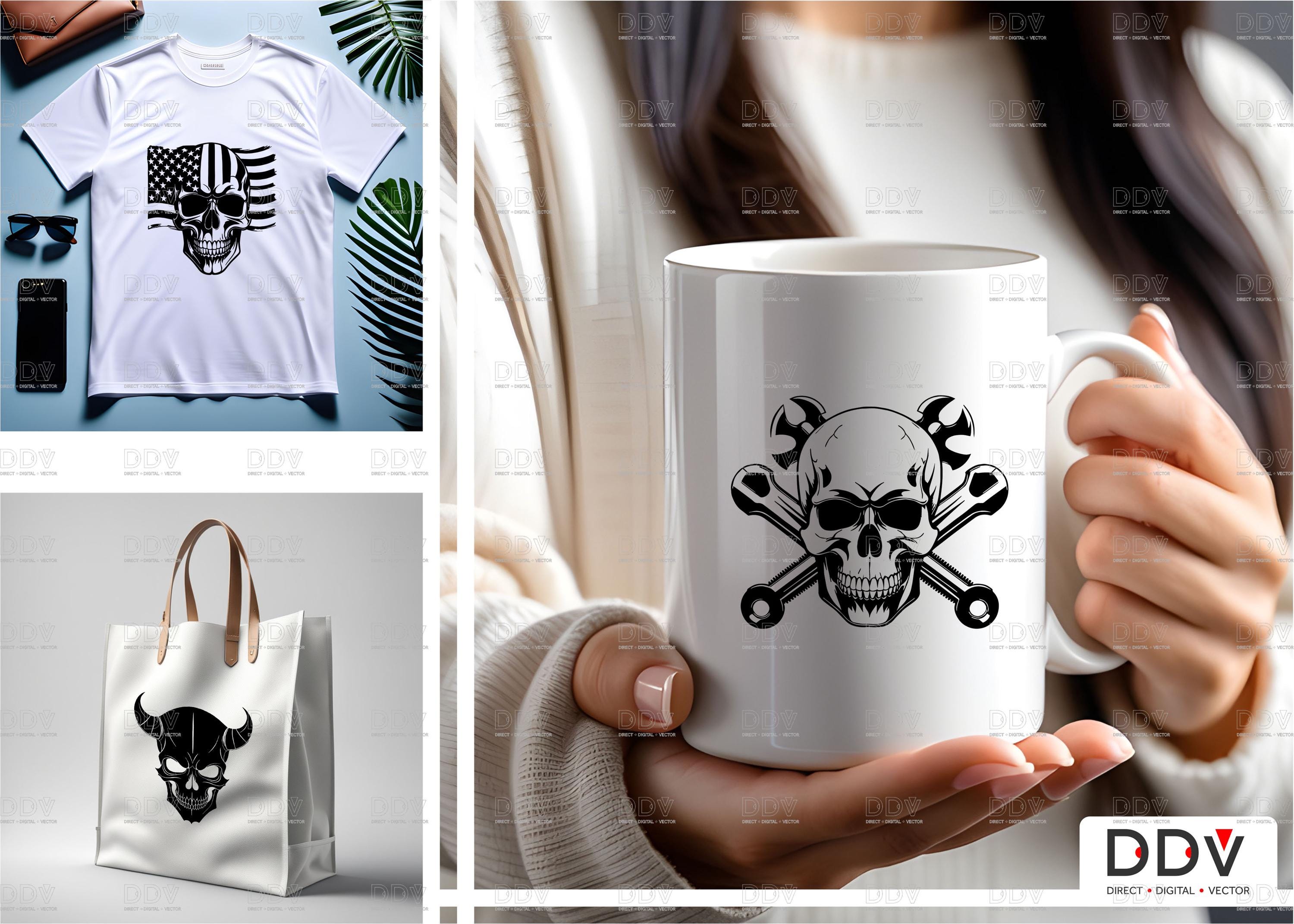 Skull SVG Bundle: 118 Skull Head Designs (digital Download) - Etsy