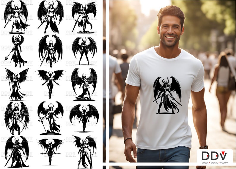 Female Fallen Angel Svg,angel Vector File,angel Svg Bundle,angel ...