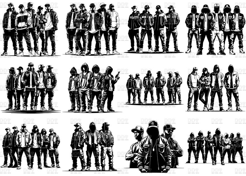 Gang Svg Bundle, Gangster Svg, Mafia Svg, Fight Club Svg, Street Gangs ...