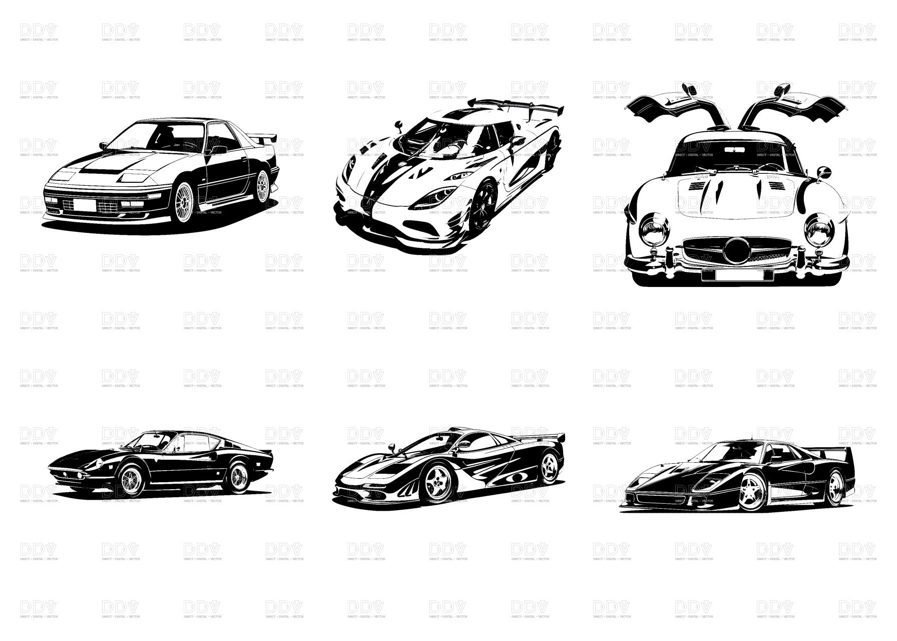 Car Svg Vector File Classic Car Svg Sports Car Svg Car Cricut Old