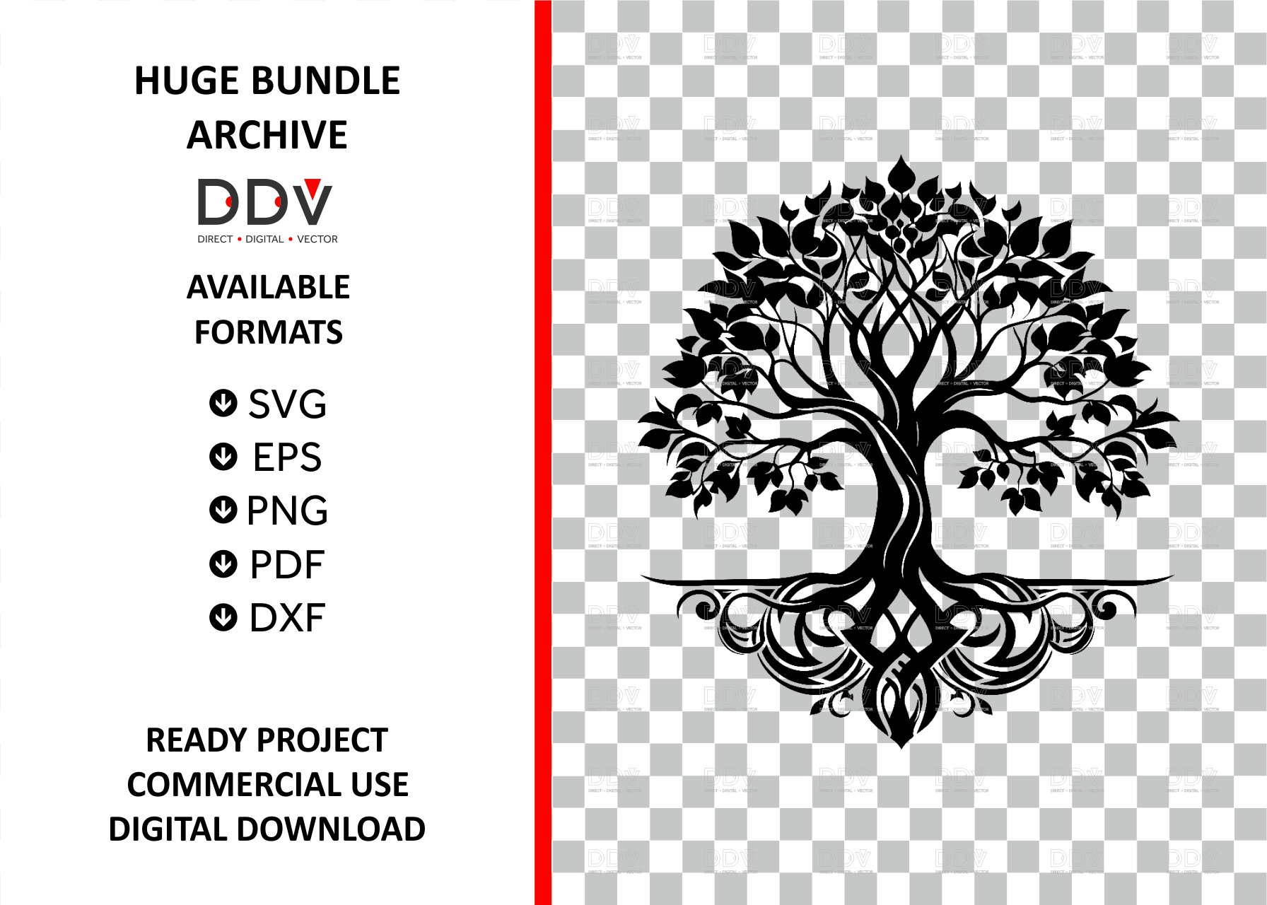 Tree of Life SVG Bundle: Vector Clipart (digital Download) - Etsy