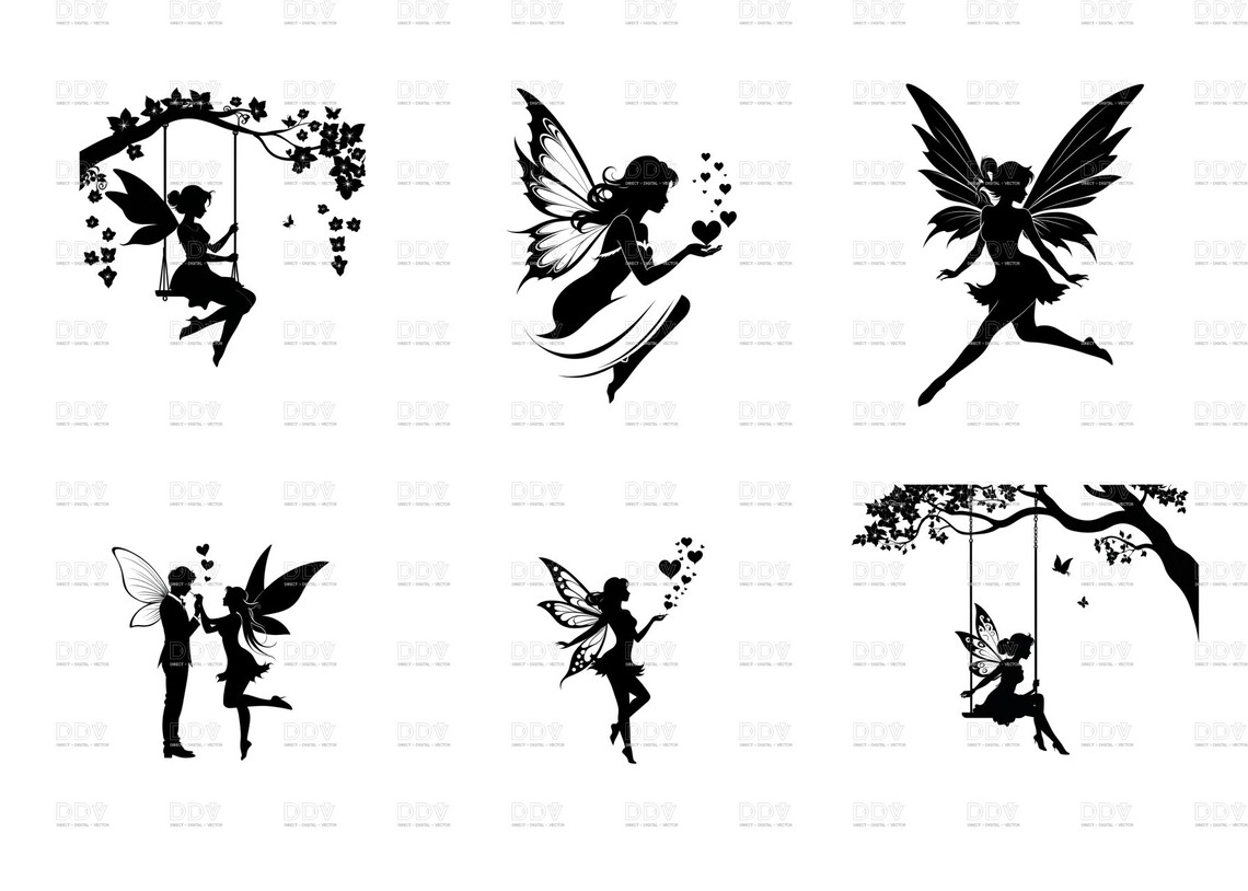 Fairy Svg,fairy Vector File,magical Fairy Svg,fairy Svg Bundle,fairy ...