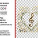 Music Note Heart Png, Flower Music Notes Clipart, Music Clipart, Png ...