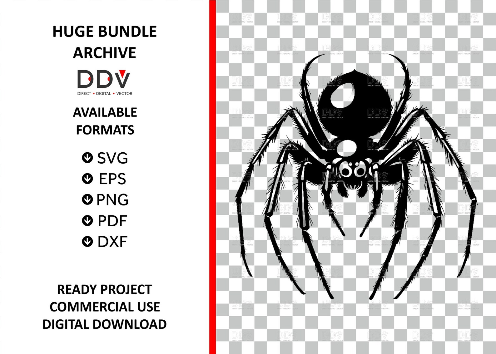 Spider Svg , Vector File, Spider Clipart, Spider Svg for Cricut, Spider ...