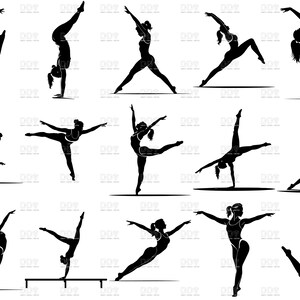 Gymnastics Svg Bundle, Vector File, Gymnastics Svg, Gymnastics Png ...