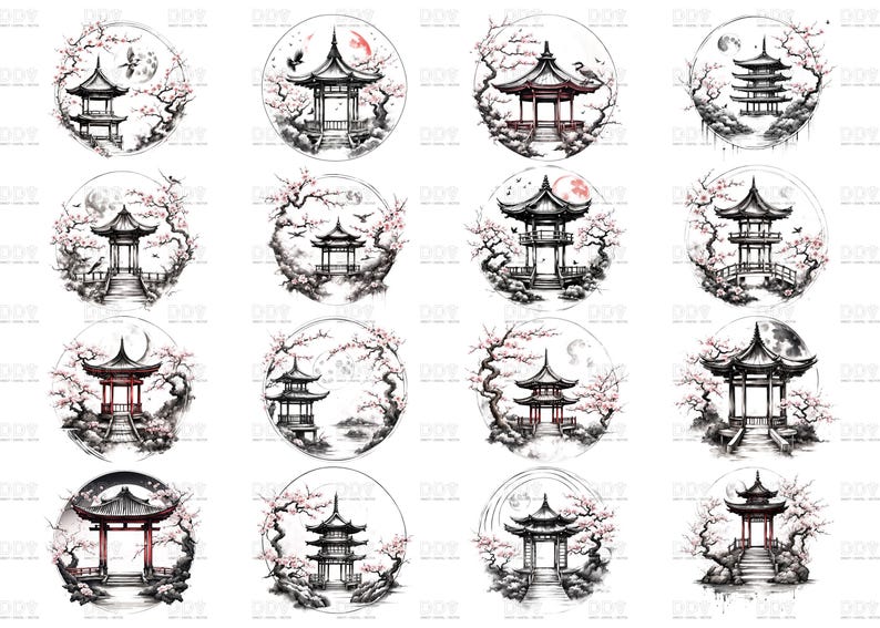 Japanese Garden Png, Japanese Png, Japanese Clip Art, Japan Clipart ...