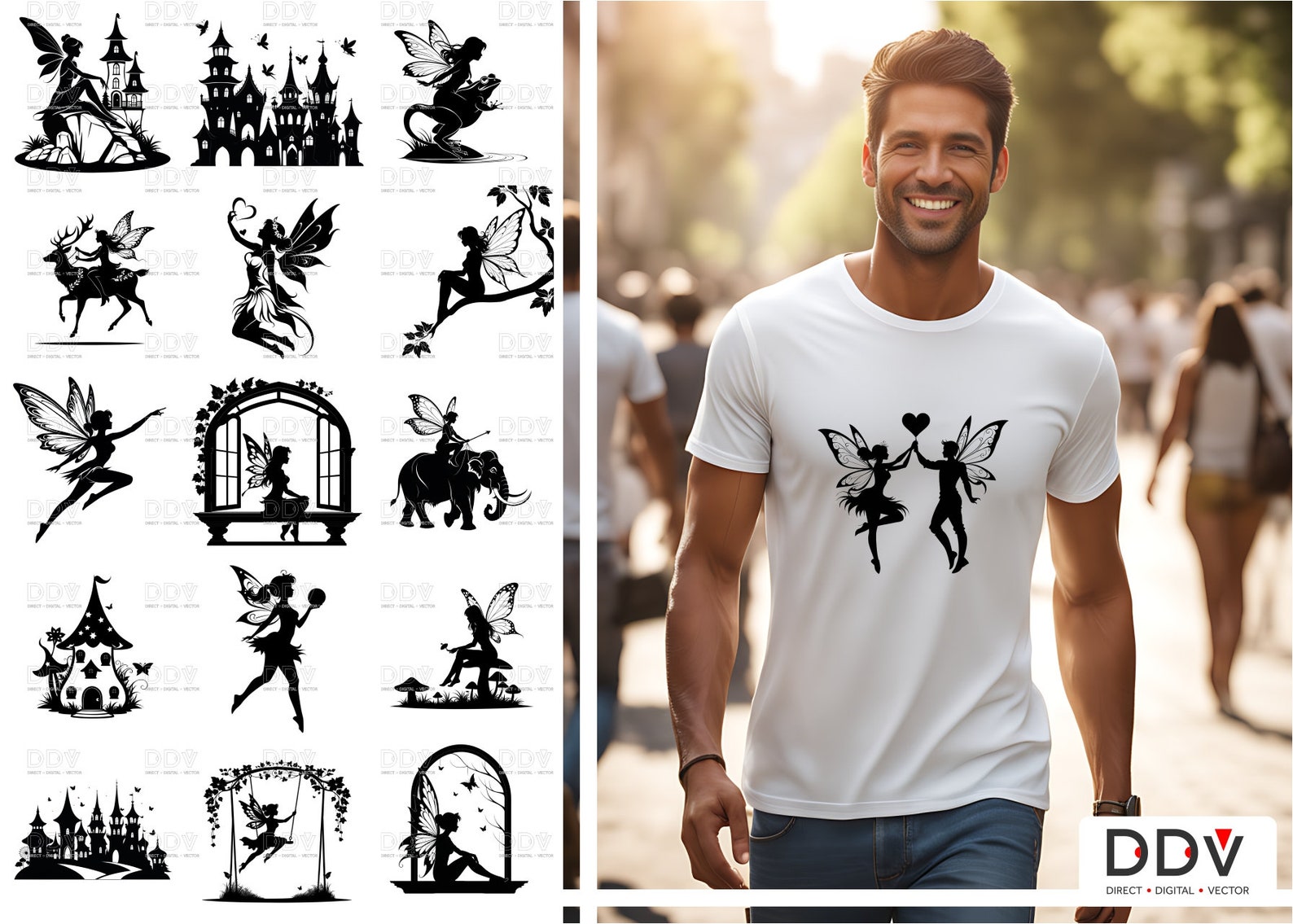 Fairy Svg,fairy Vector File,magical Fairy Svg,fairy Svg Bundle,fairy ...