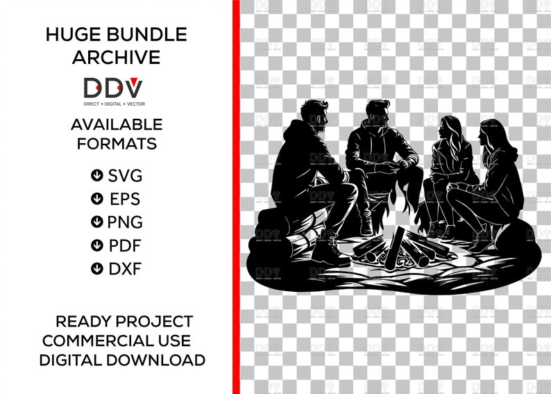 CAMPING SVG Bundle, CAMPING Clipart, Camping Silhouette, Campfire Svg ...