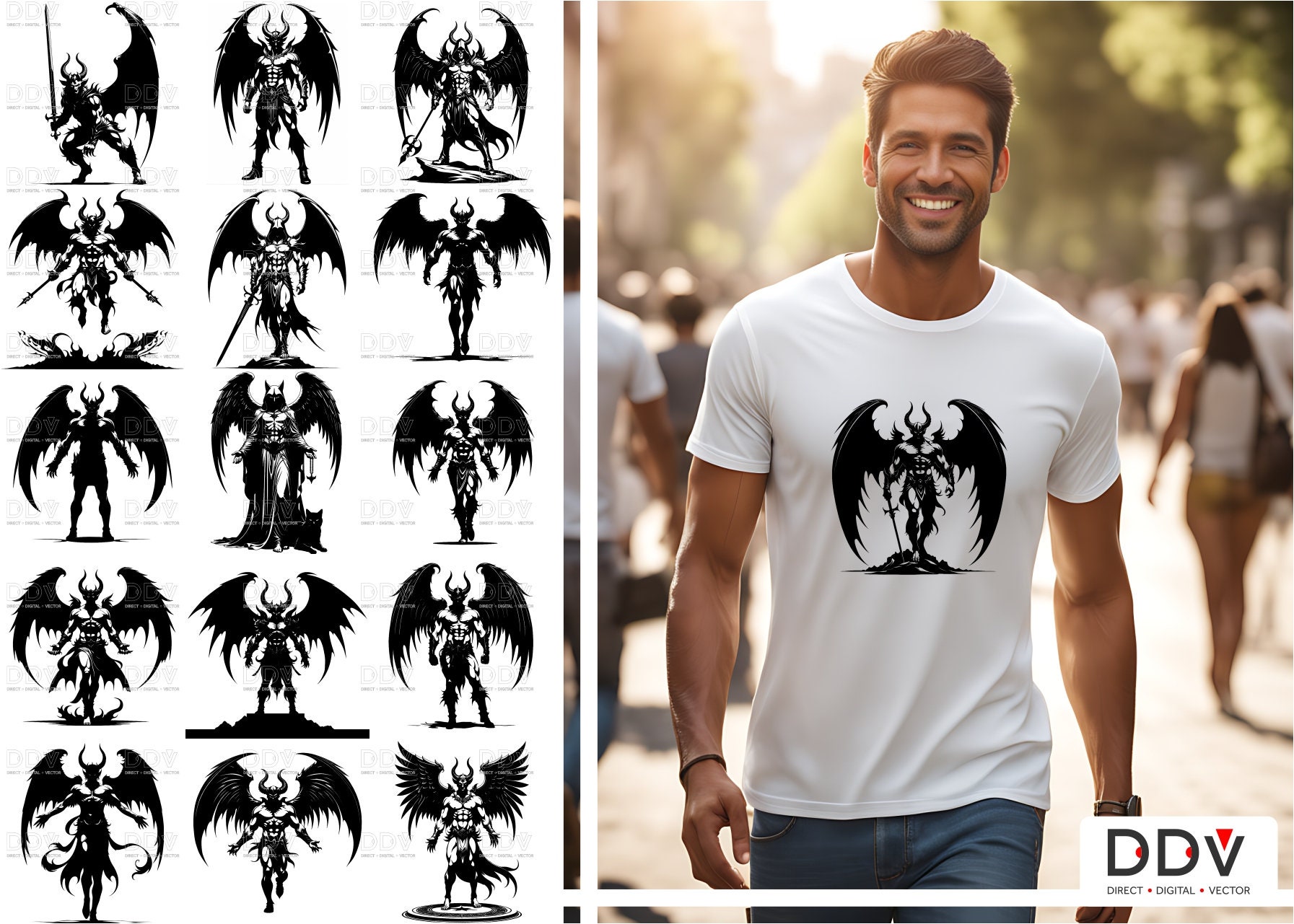 Dark Angel Svg,vector File,fallen Dark Angel Svg,angel Svg,angel Svg ...