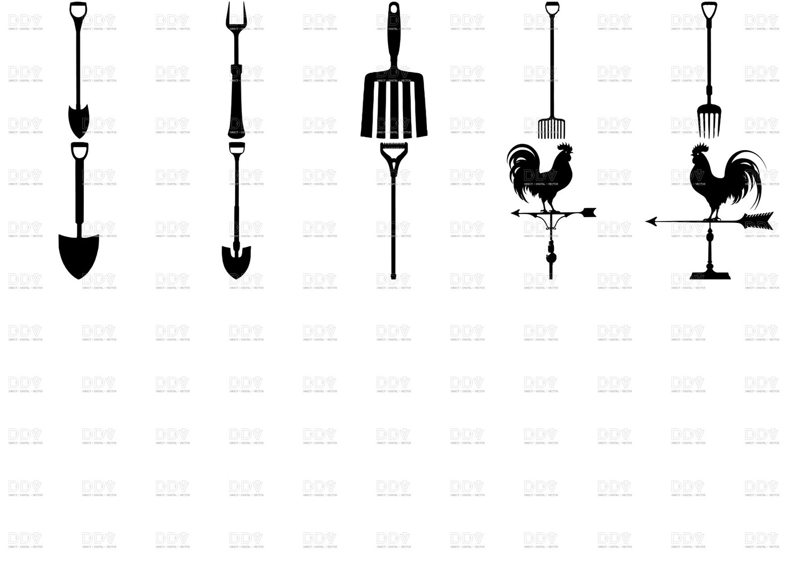 Farm Svg Bundle, Vector File, Farm Clipart, Barn Svg, Tractor Svg, Farm ...