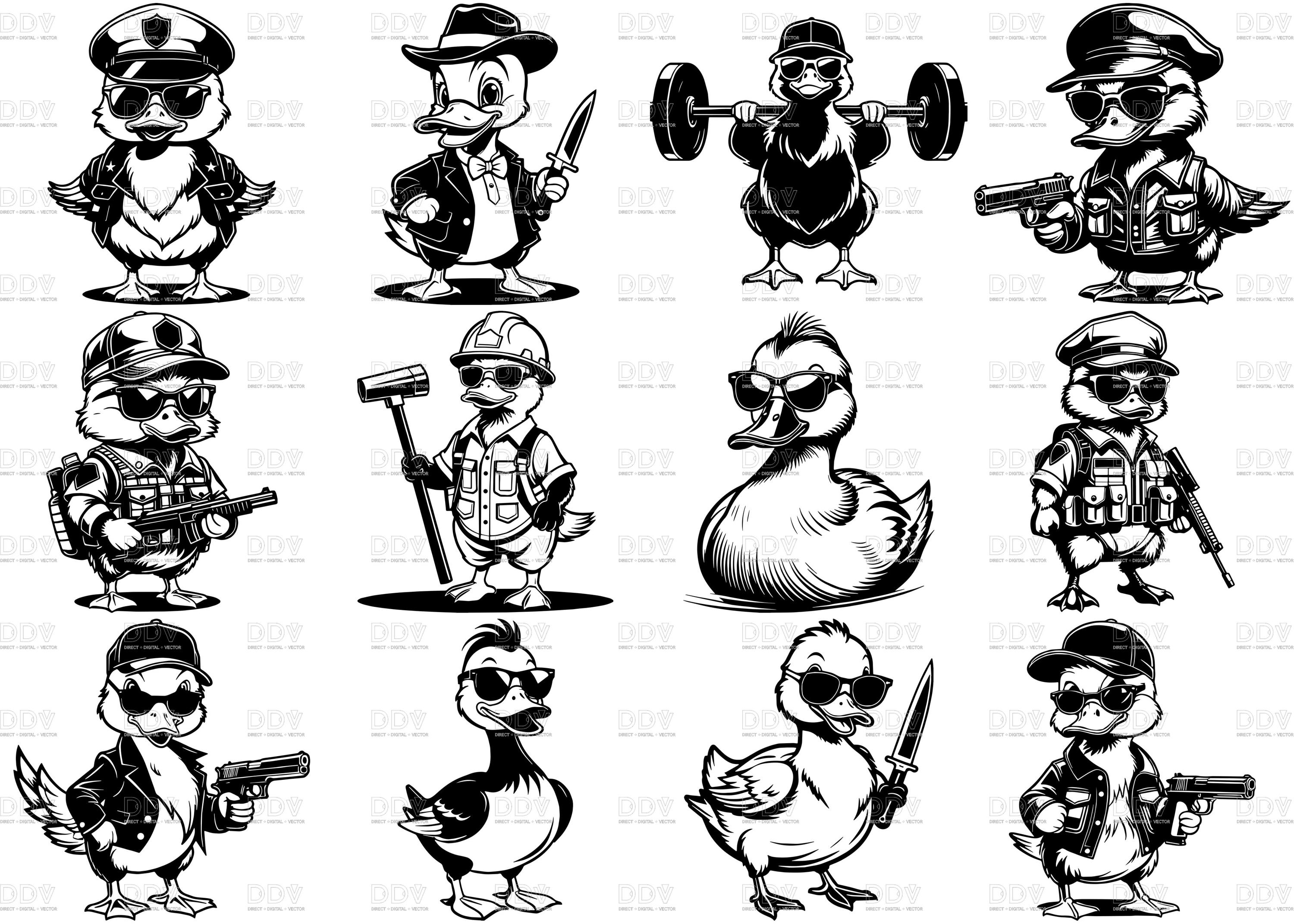 Duck Svg, Duck Bundle Svg, Cute Duck Svg, Rubber Duck Svg, Duck With ...