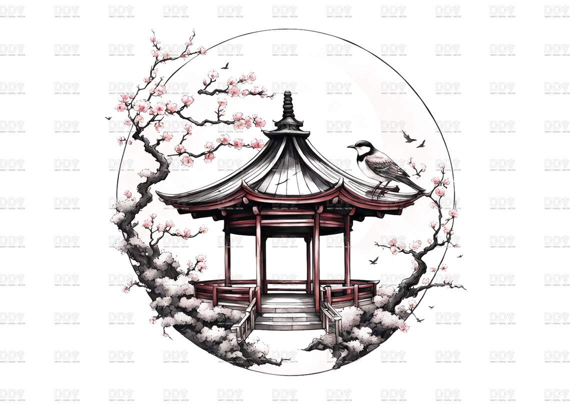 Japanese Garden Png, Japanese Png, Japanese Clip Art, Japan Clipart ...