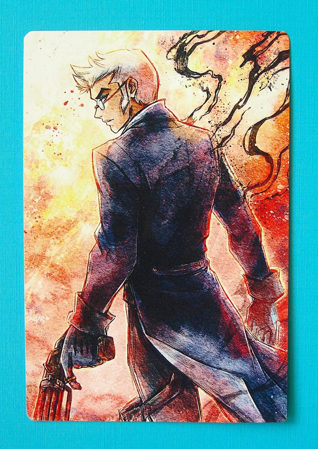 No Mercy Percy Watercolor Art Print - Etsy