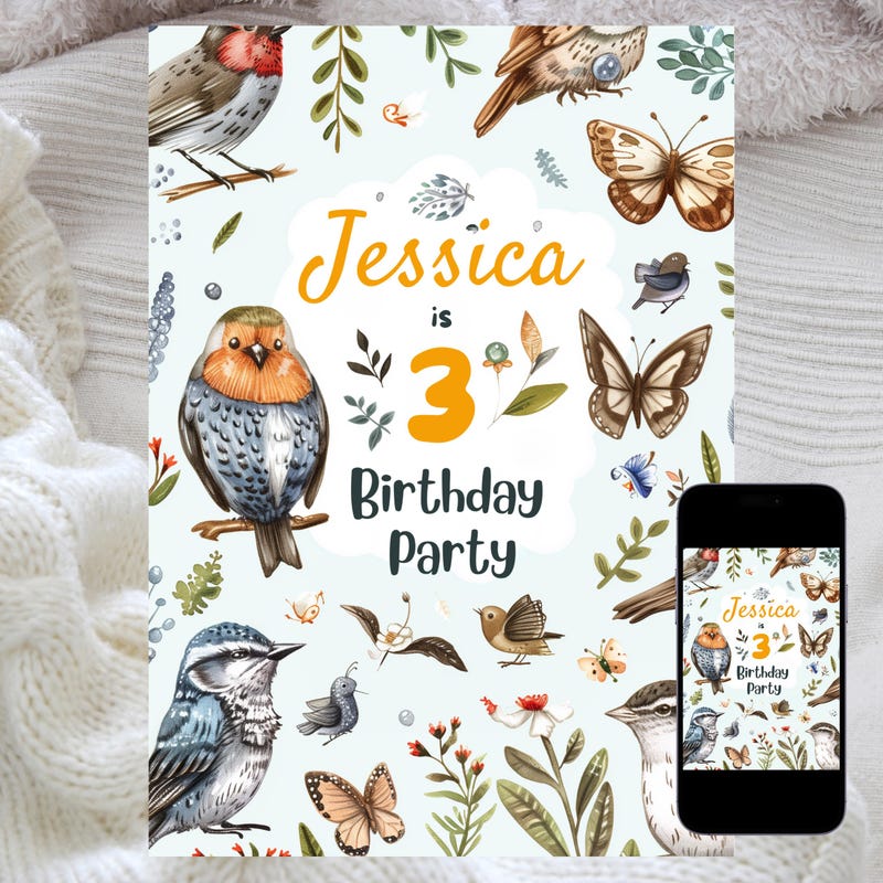 Bird Theme Birthday - Etsy