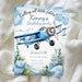 Vintage Airplane Birthday Invitation, Little Pilots Birthday Party ...