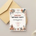 Editable Boho Birthday Invitation: Neutral Colors, Fun Design (canva ...