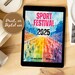 Sports Festival Invitation: Track and Field Event, Stadium Theme ...