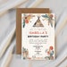 Editable Feathers Boho Birthday Invitation: Neutral Colors (canva ...
