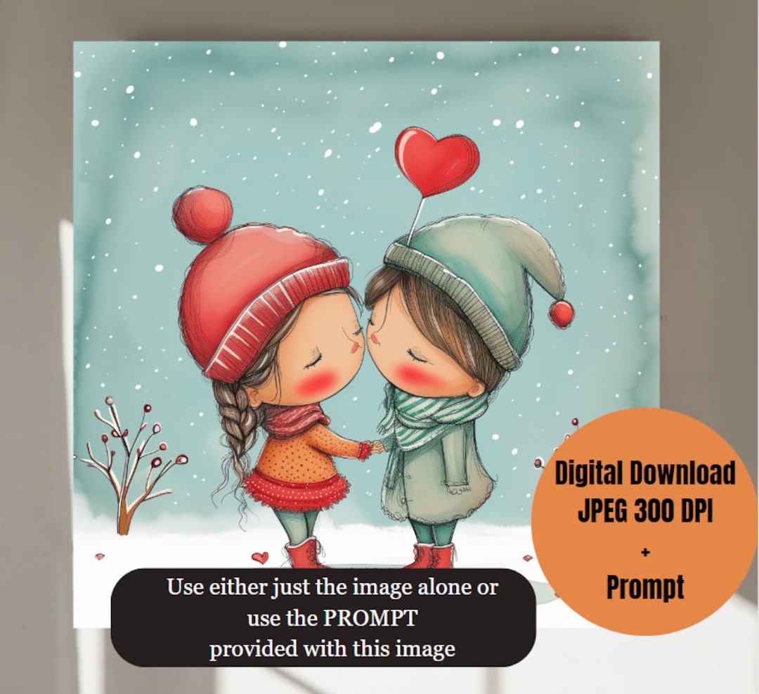 First Love, Whimsical Art, Midjourney Art, Digital Project, Midjourney Prompt, Image With Prompt ...