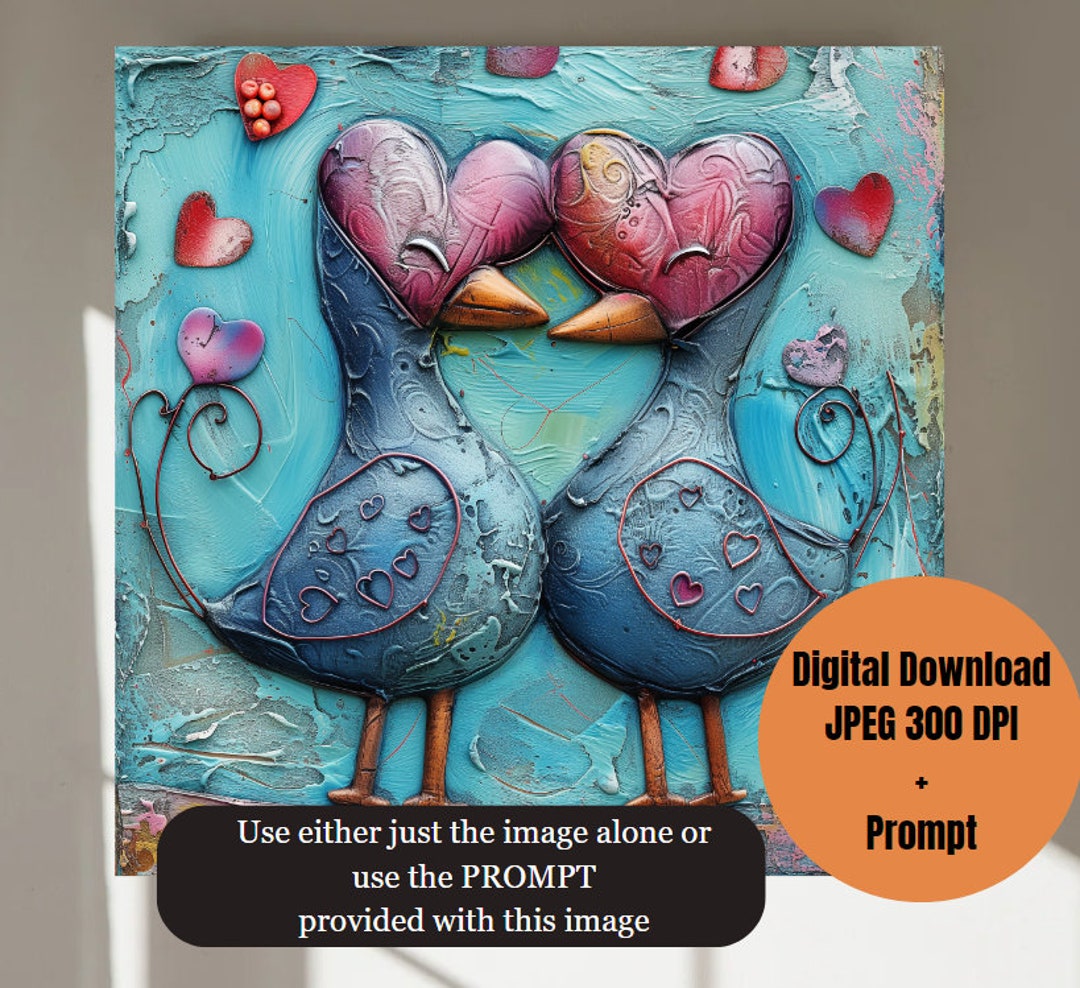 Valentine Whimsical Art, Midjourney Art, Digital Project, Midjourney Prompt, Image With Prompt ...