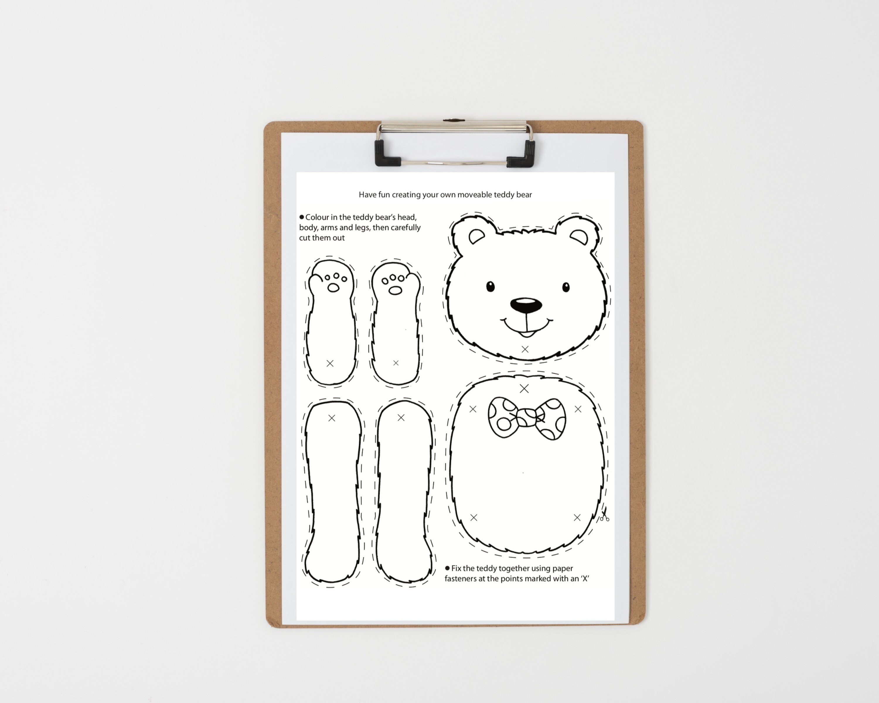 We're Going on a Bear Hunt Activity Sheets Birthday Party Favour ...