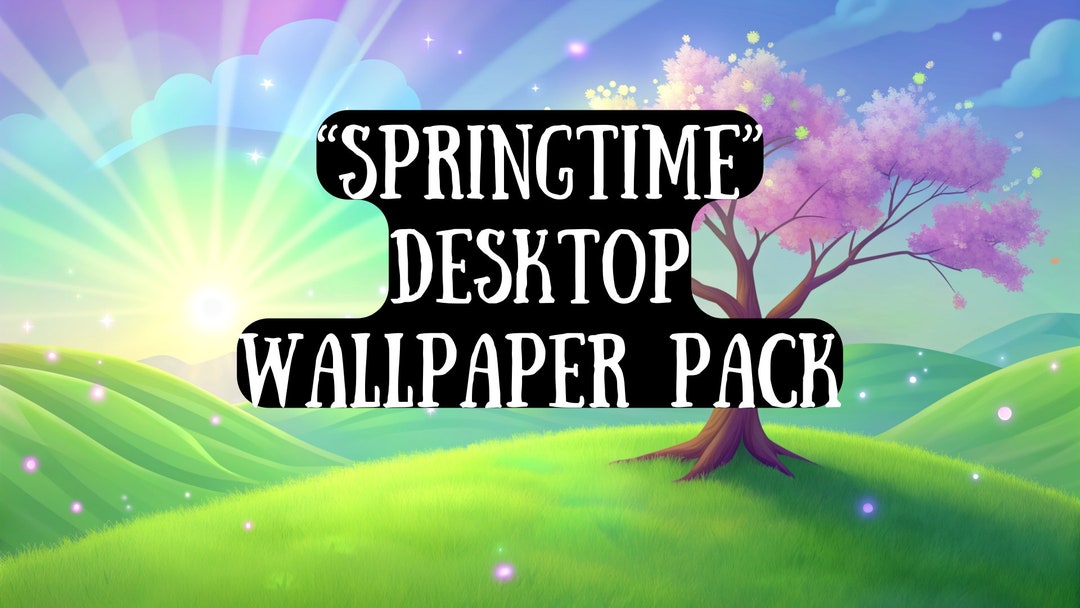 Springtime HQ Desktop Wallpaper Pack - Etsy