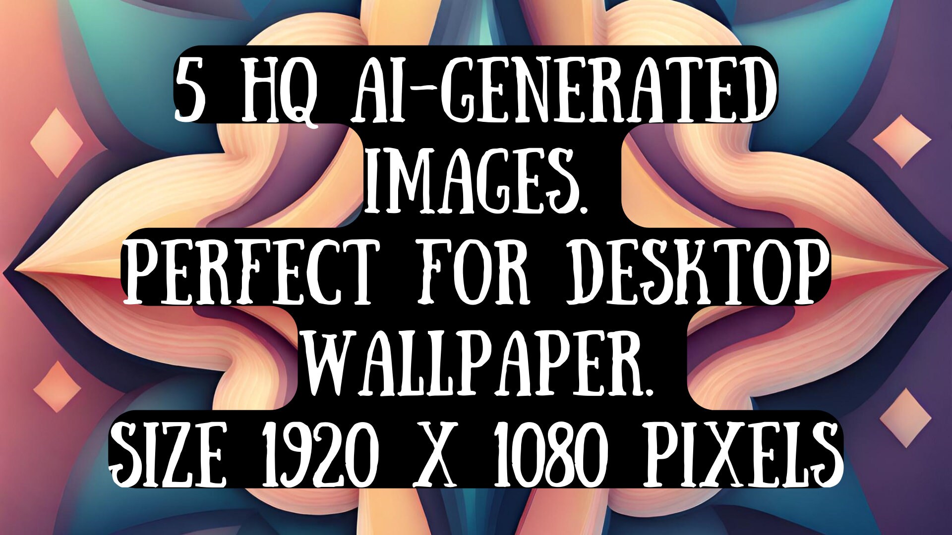 Pastel Shapes HQ Desktop Wallpaper Pack - Etsy