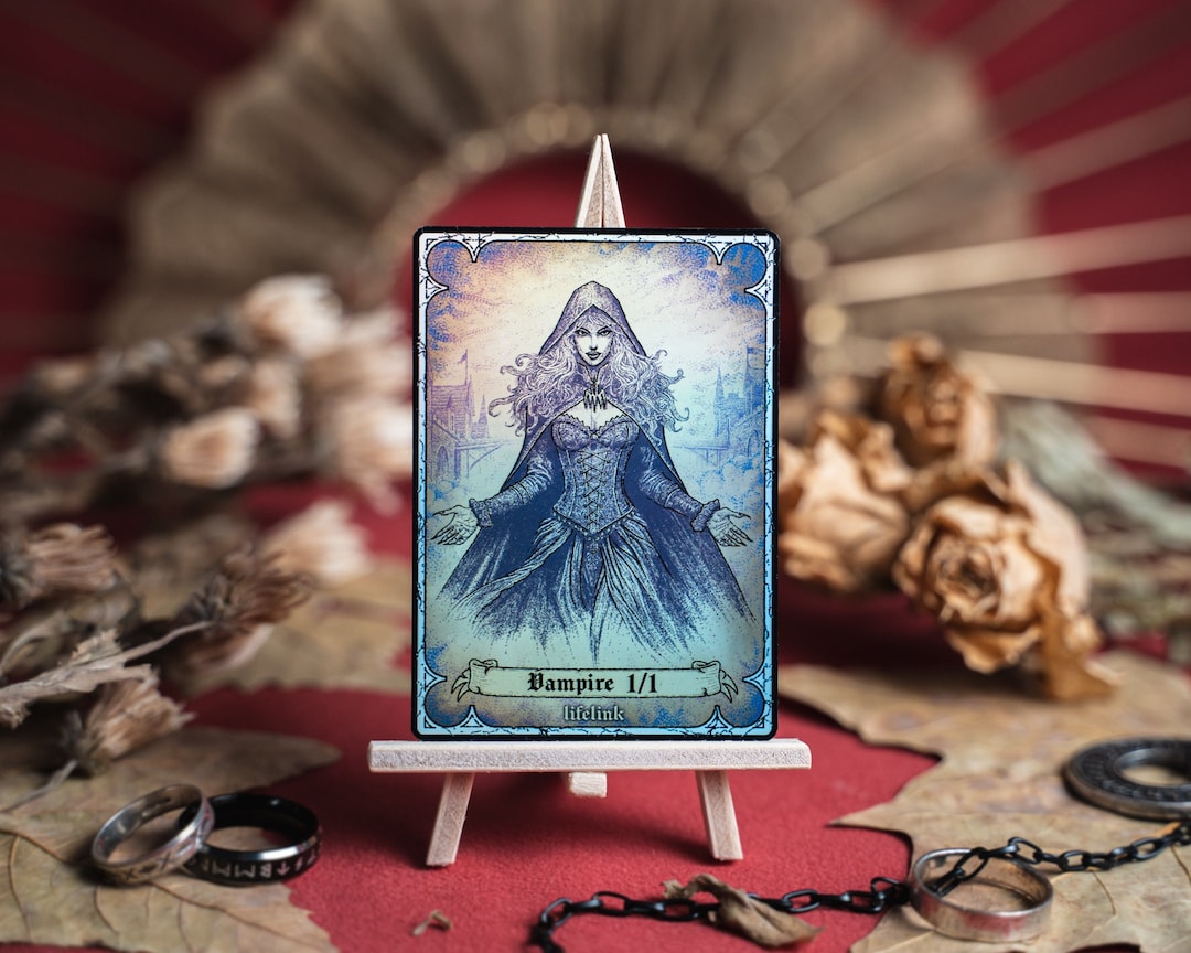 Vampire 1/1 Lifelink, White Creature, MTG Foil Token - Etsy