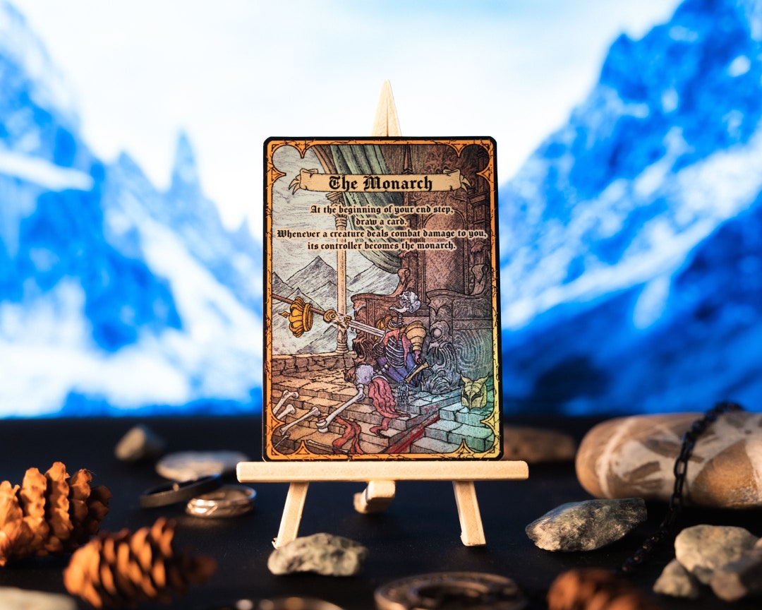 The Monarch, Emblem, MTG Foil Token - Etsy