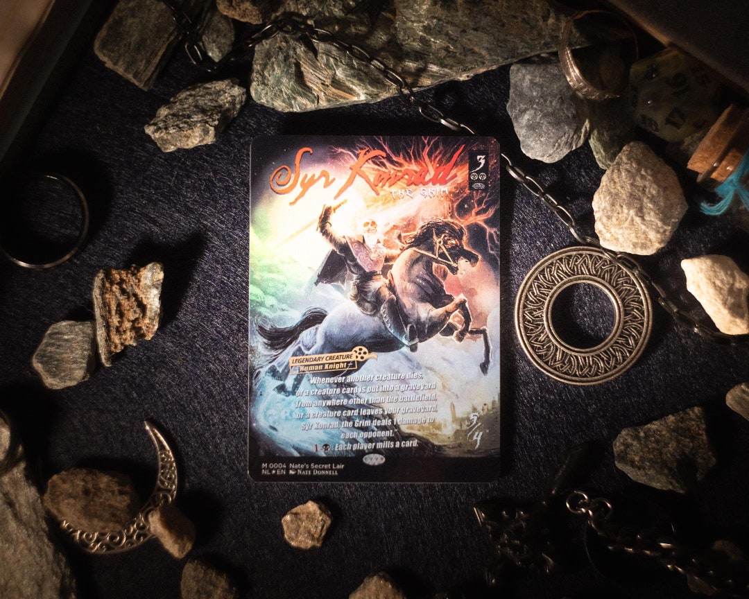 Syr Konrad, the Grim - Horror Movie Secret Lair - MTG Cards PROXY FOIL ...