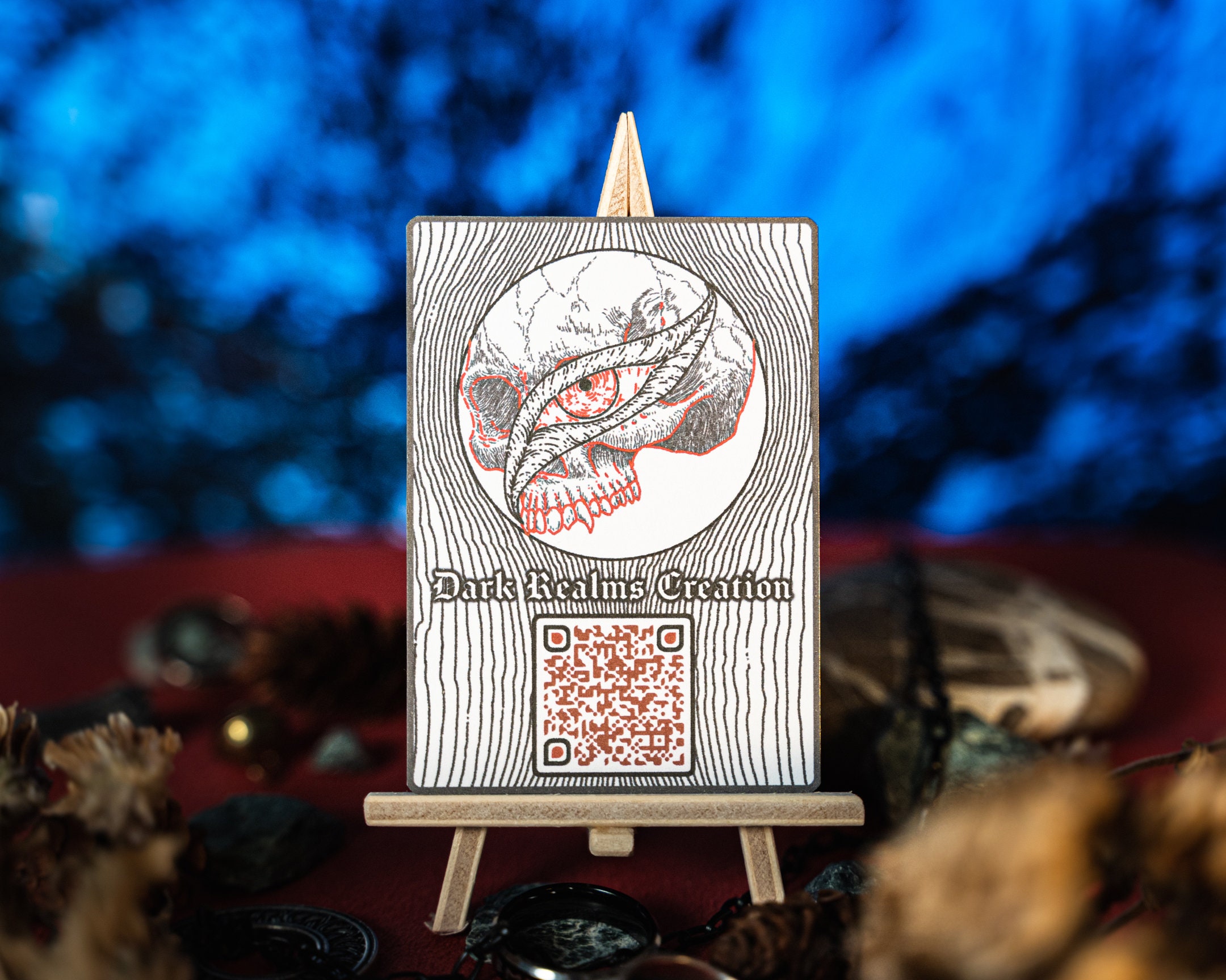 Skeleton 4/1, With Menace, MTG Token, Foil Black Creature Token, Card ...