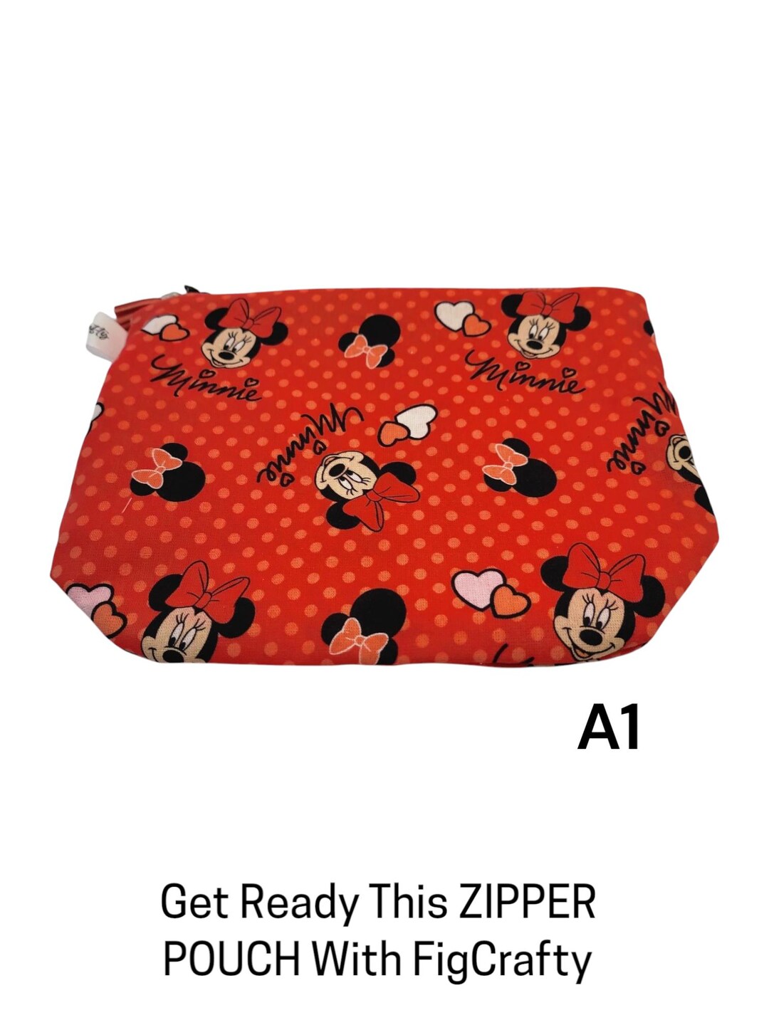 Zipper Pouch Minnie Heart - Etsy