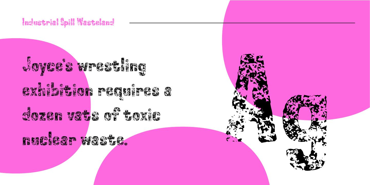 Industrial Spill (font) (typeface) - Etsy