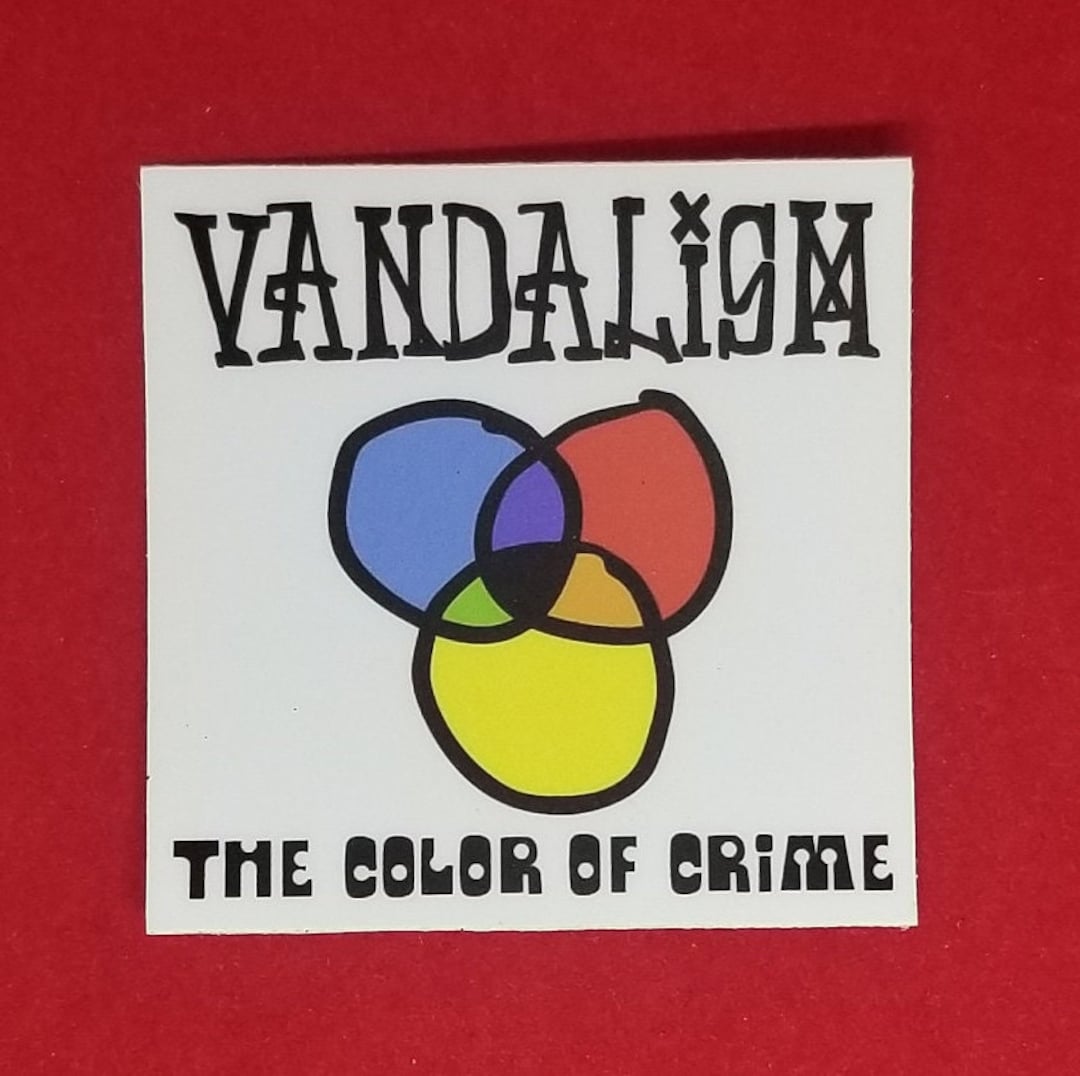 VANDALISM the Color of Crime - Etsy