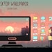 Lo-fi Sunset Computer Desktop Wallpaper & Custom Icons - Etsy