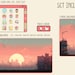 Lo-fi Sunset Computer Desktop Wallpaper & Custom Icons - Etsy