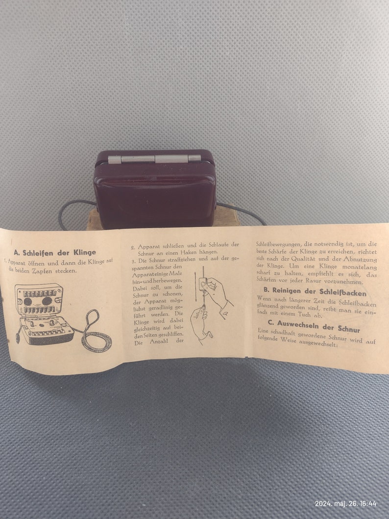 Siemens Razor Blade Sharpener - Etsy