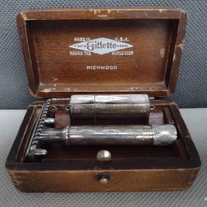 Gillette Richwood Razor - Etsy