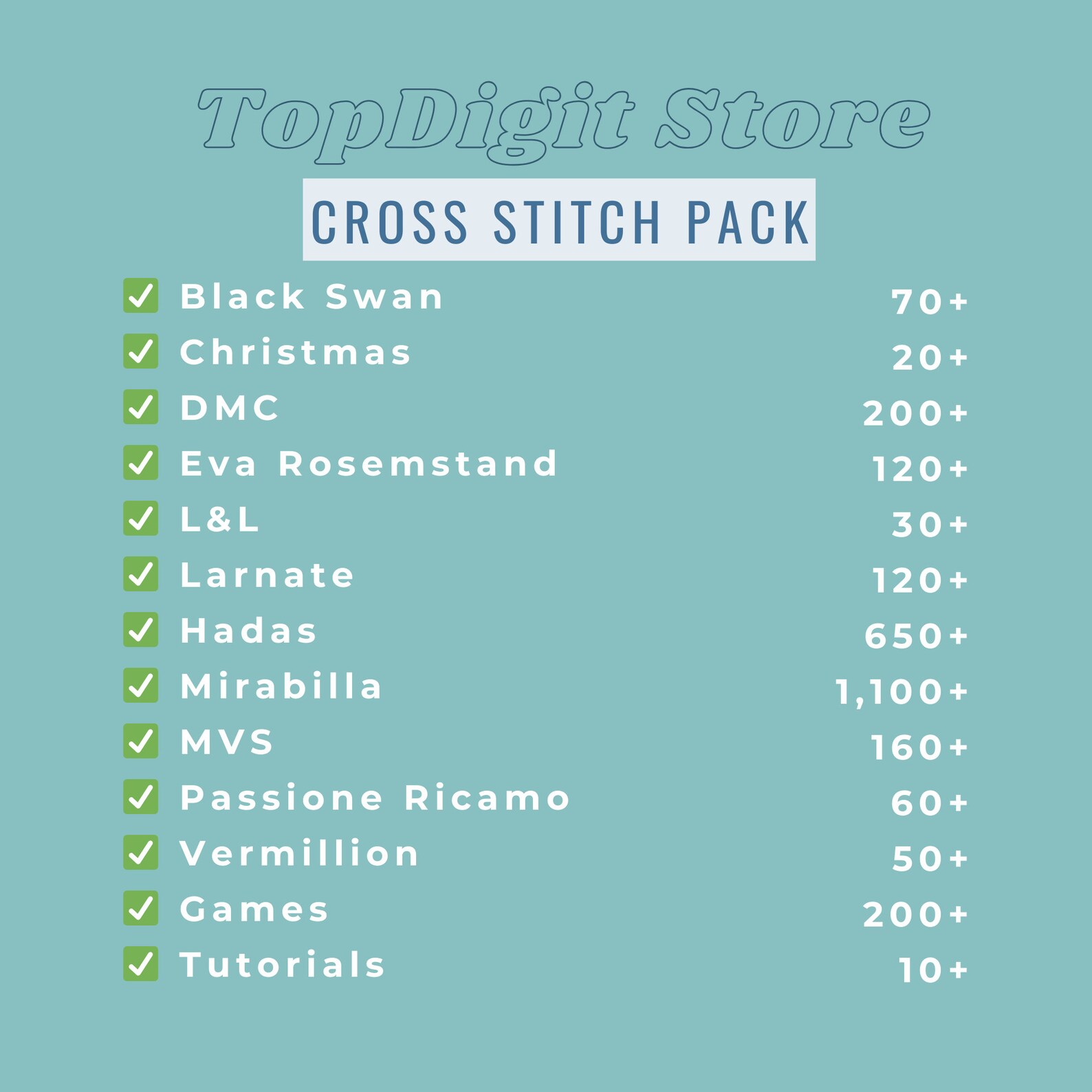 Mega CROSS STITCH Patterns Bundle 3,000 Designs DMC, Mirabilia ...