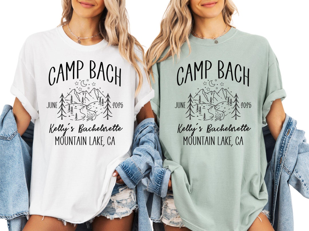 Camp Bachelorette Shirt, Camp Bach Shirts, Lake Bachelorette Party ...