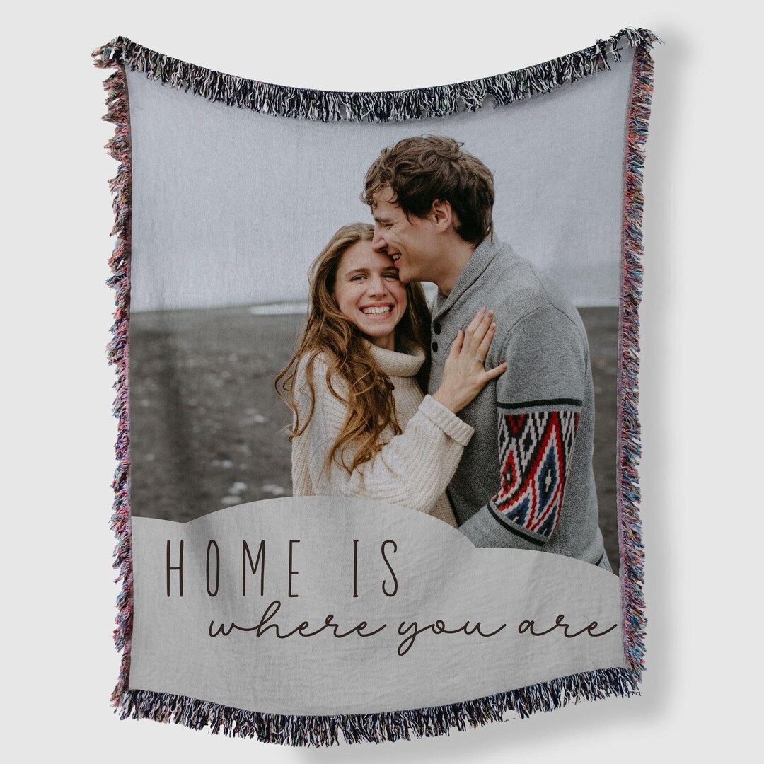 Custom Woven Blanket, Custom Photo Blanket, Picture Blanket, Gift for ...