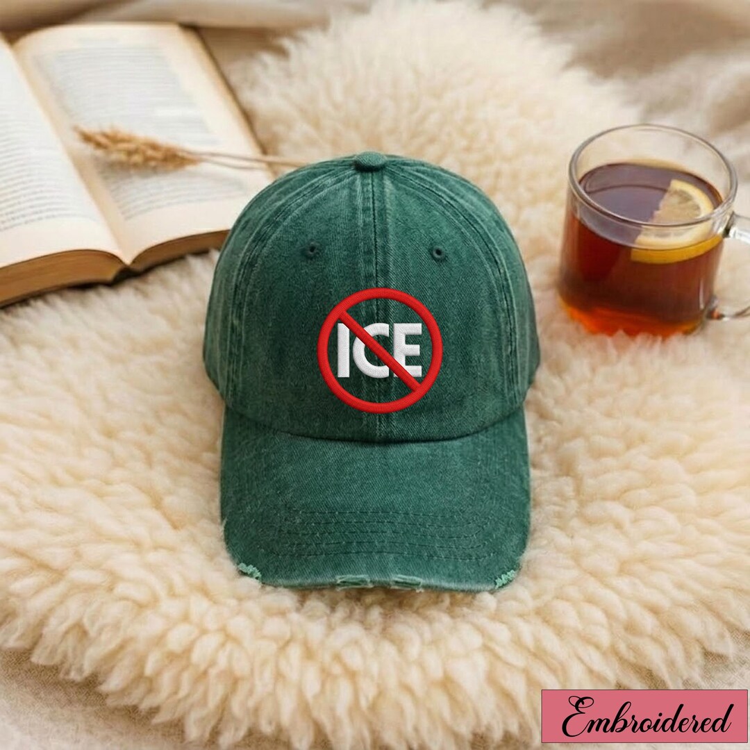 Embroidered Anti ICE Protest Hat, Political Resistance Cap, Human ...