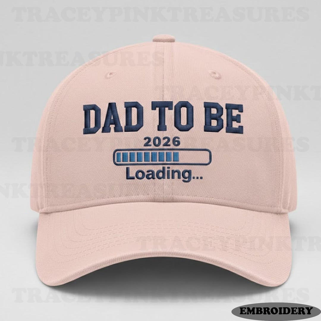 Embroidered Dad to Be 2026 Dad Cap, New Father Reveal Hat, Pregnancy ...