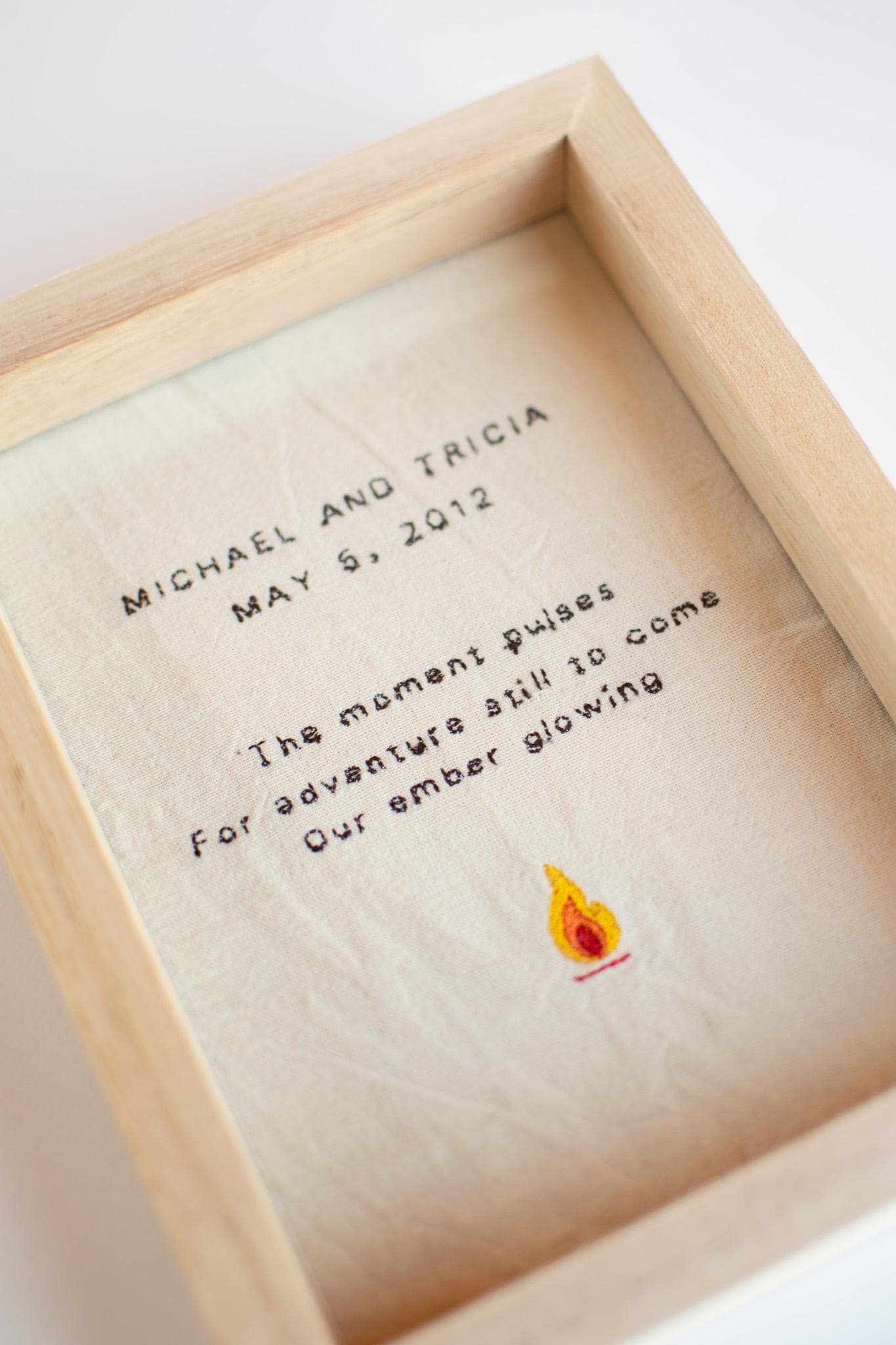 Custom Embroidered Poem Art: Personalized Haiku Gift - Etsy