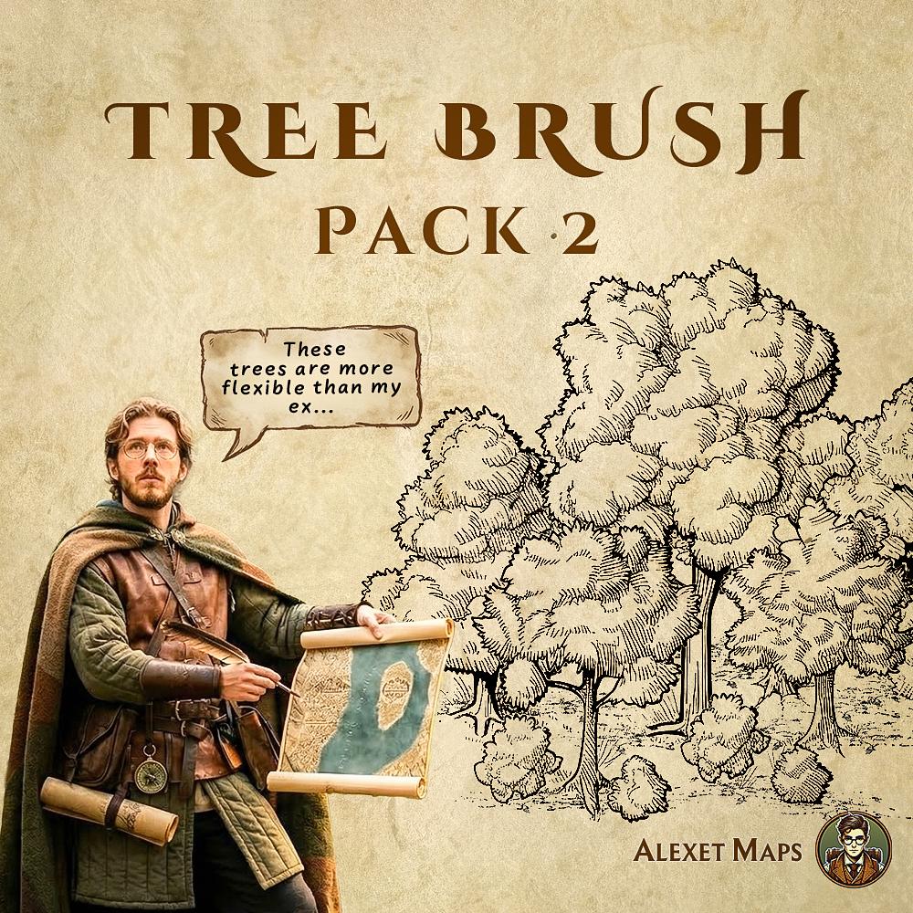 Wonderdraft Forest Constructor: Modular Tree Assets and Brushes ...