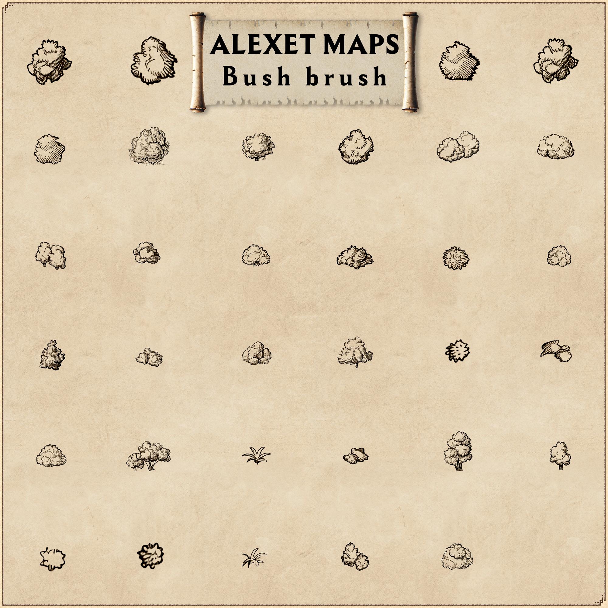 Wonderdraft Forest Constructor: Modular Tree Assets and Brushes ...